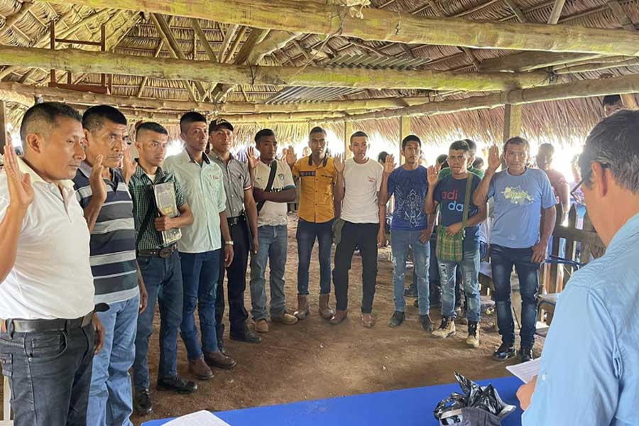 Juramentación del COCODE de Aldea Río Salado – Municipalidad de Livingston
